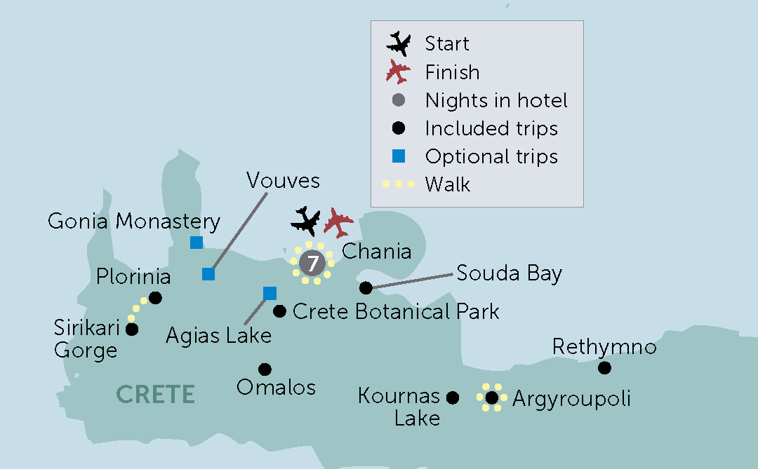 8 Day solo walking holiday in Crete | Just You