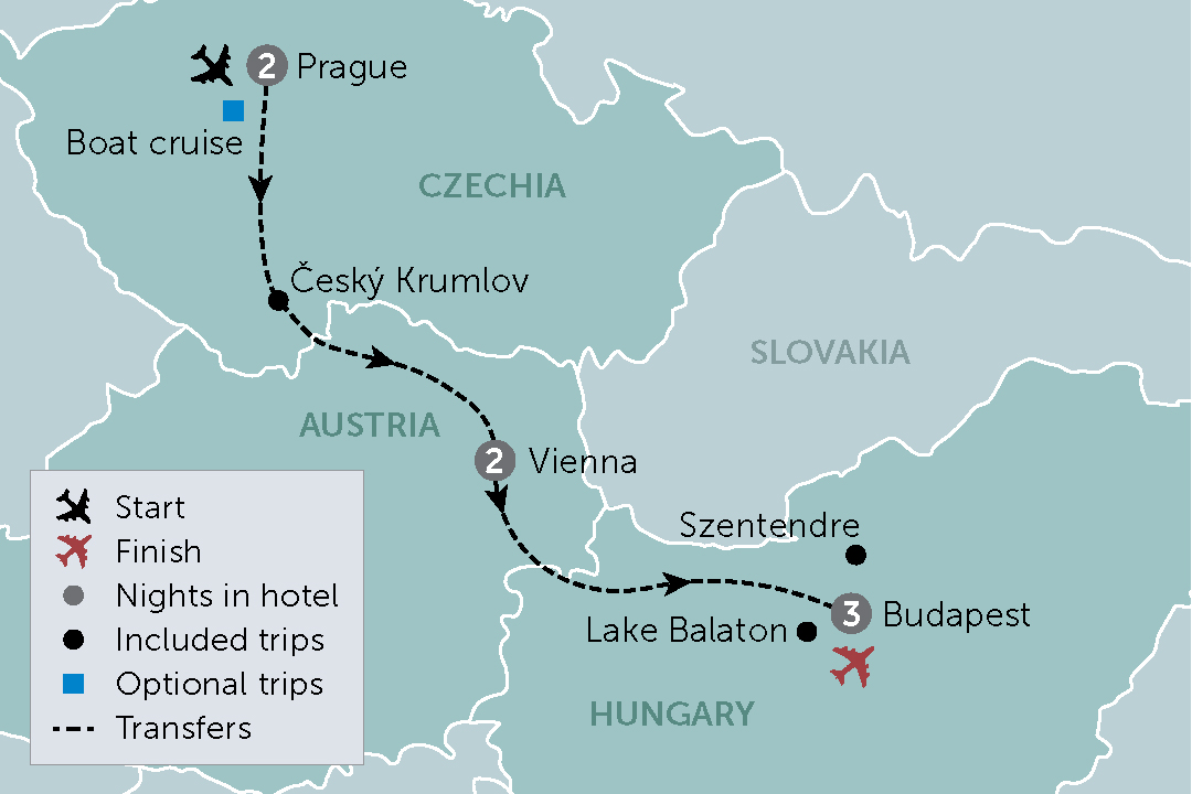 Prague,Vienna & Budapest
